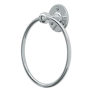 gatco 4412 cafe towel ring, chrome, 6.5-in l x 6.5-in w x 6.5-in h