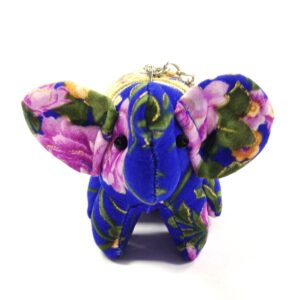 Wrapables® Handmade Thai Elephant Keychain, Blue