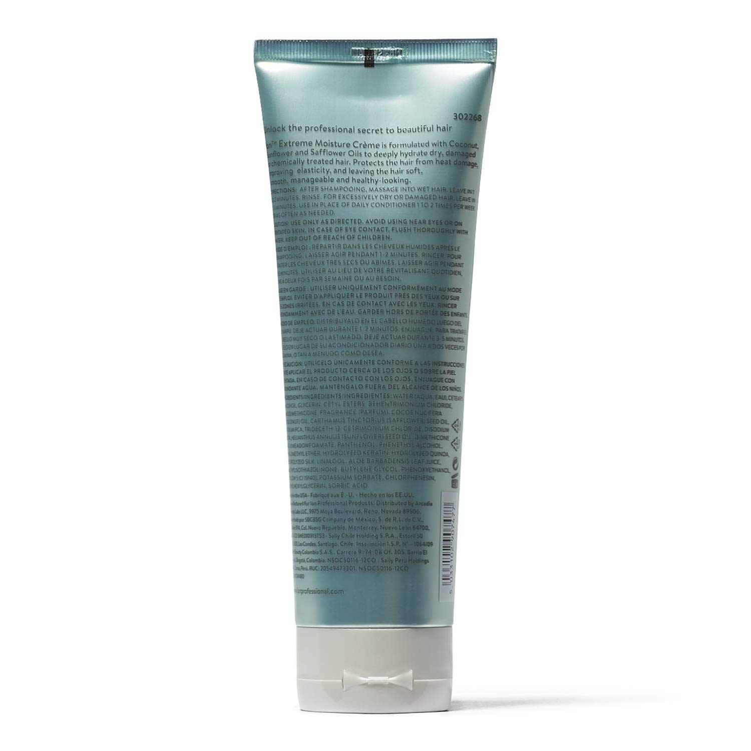 ion Extreme Moisture Creme, Vegan, Hydrating, Improves Manageability, Anti-Frizz, Smoothing