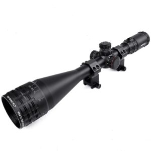 Hunting Rifle Scope R/G/B Illuminated Riflescope, Adjustable Objective (LT6-24X50)