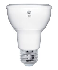 ge lighting 33851 energy-smart led 7-watt, 470-lumen r20 bulb with medium base, soft white, 1-pack