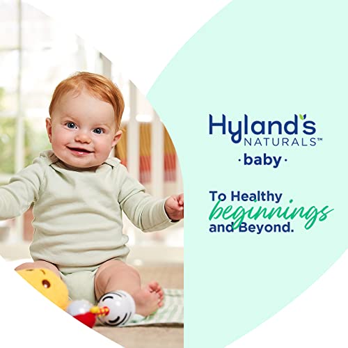 Hyland's Naturals Baby Tiny Cold Syrup, Nighttime PM, Natural Relief of Sneezing, Runny Nose, Congestion & Sleeplessness, 4 Ounce