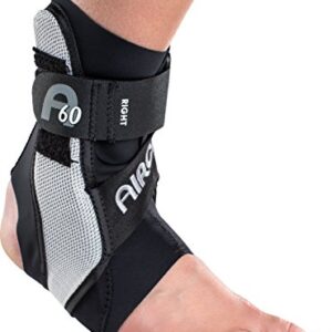 Aircast A60 Ankle Support Brace, Right Foot, Black, Large (Shoe Size: Men's 12+ / Women's 13.5+)