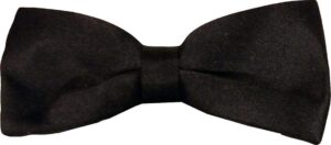 mens formal black bow-tie for a tuxedo