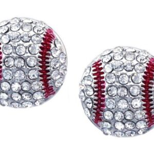 Baseball Earrings Stud Posts Kenz Laurenz