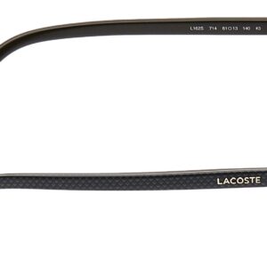 Lacoste Men's L162S Rectangular Sunglasses, Gold/Brown, 61 mm