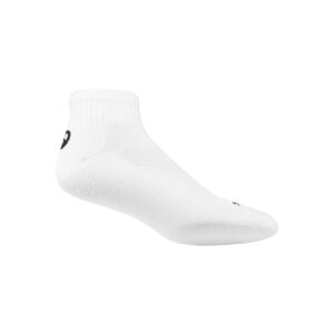 ASICS Cushion Quarter Sock (Pack of 3), X-Large, White