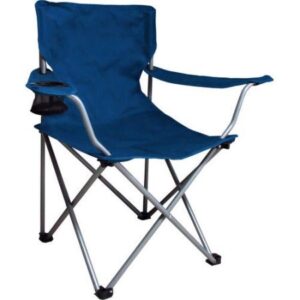 ozark trail folding lawn chair (blue)