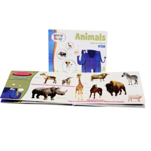 Brainy Baby Animals Board Book Apes to Zebras Deluxe Edition