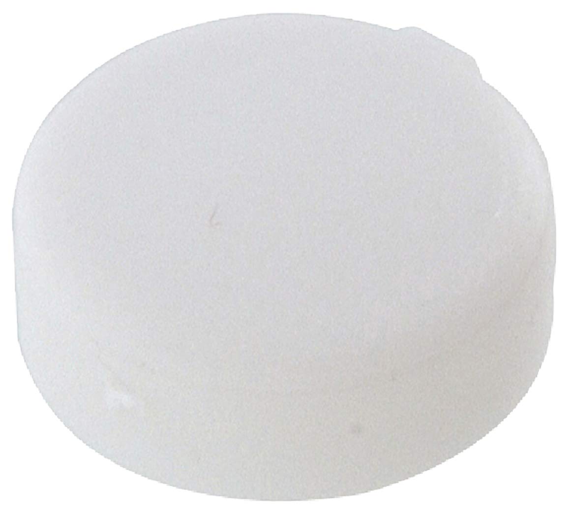 The Hillman Group 59045 Hinge Screw Cover Number 8/Number 10, White , 15-Pack