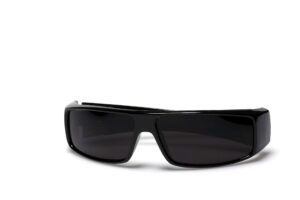 locs original gangster shades mens flat top rectangular sunglasses - black