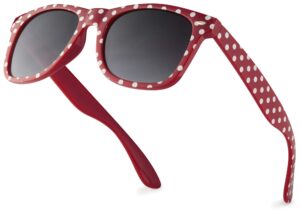 retro rewind polka dot vintage fashion sunglasses for women uv400 trendy fun print sun glasses