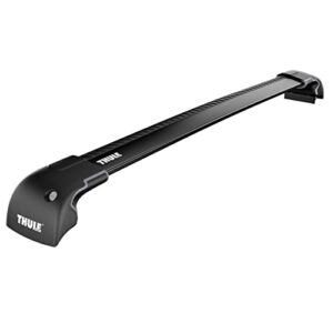 thule 7602b aeroblade edge flush mount (1-bar), black, medium