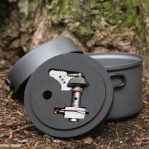 Kovea Solo Lite Titanium Stove with High Purity Hard Anodizing Cook Set