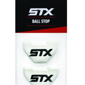 STX Lacrosse Crescent Ball Stop 2 Pack Ball Stop Pack, White