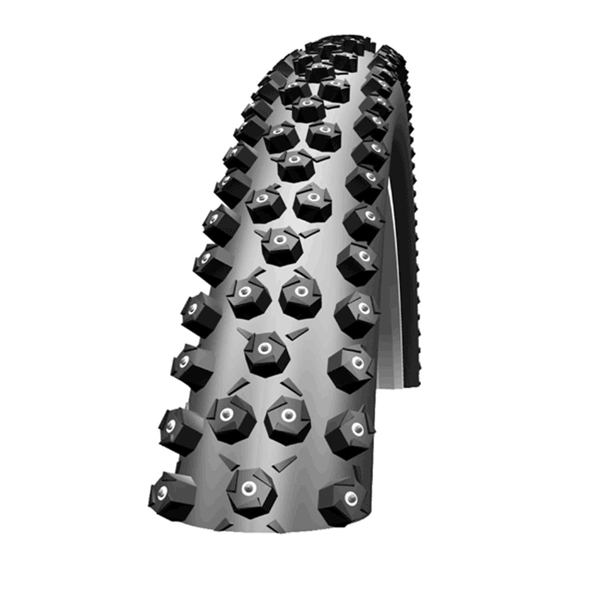 Schwalbe Ice Spiker Pro HS 379 Studded Mountain Bicycle Tire (Black - 26 x 2.10)