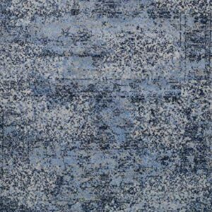 Loloi Viera Vintage Distressed Persian Area Rug, 5'3" x 7'7", Light Blue/Grey