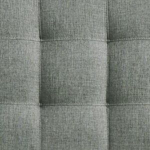 Modway Lily Tufted Linen Fabric Upholstered Full Headboard in Gray