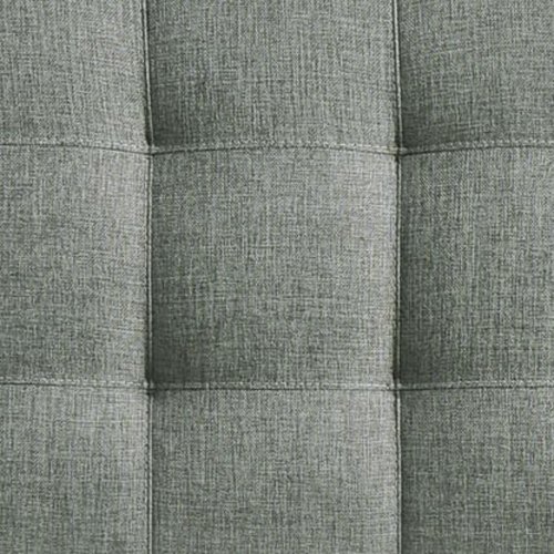 Modway Lily Tufted Linen Fabric Upholstered Full Headboard in Gray