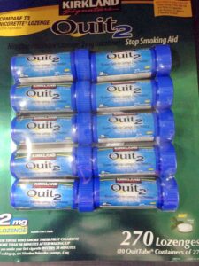 kirkland signature quit lozenges 2mg., 270 pieces