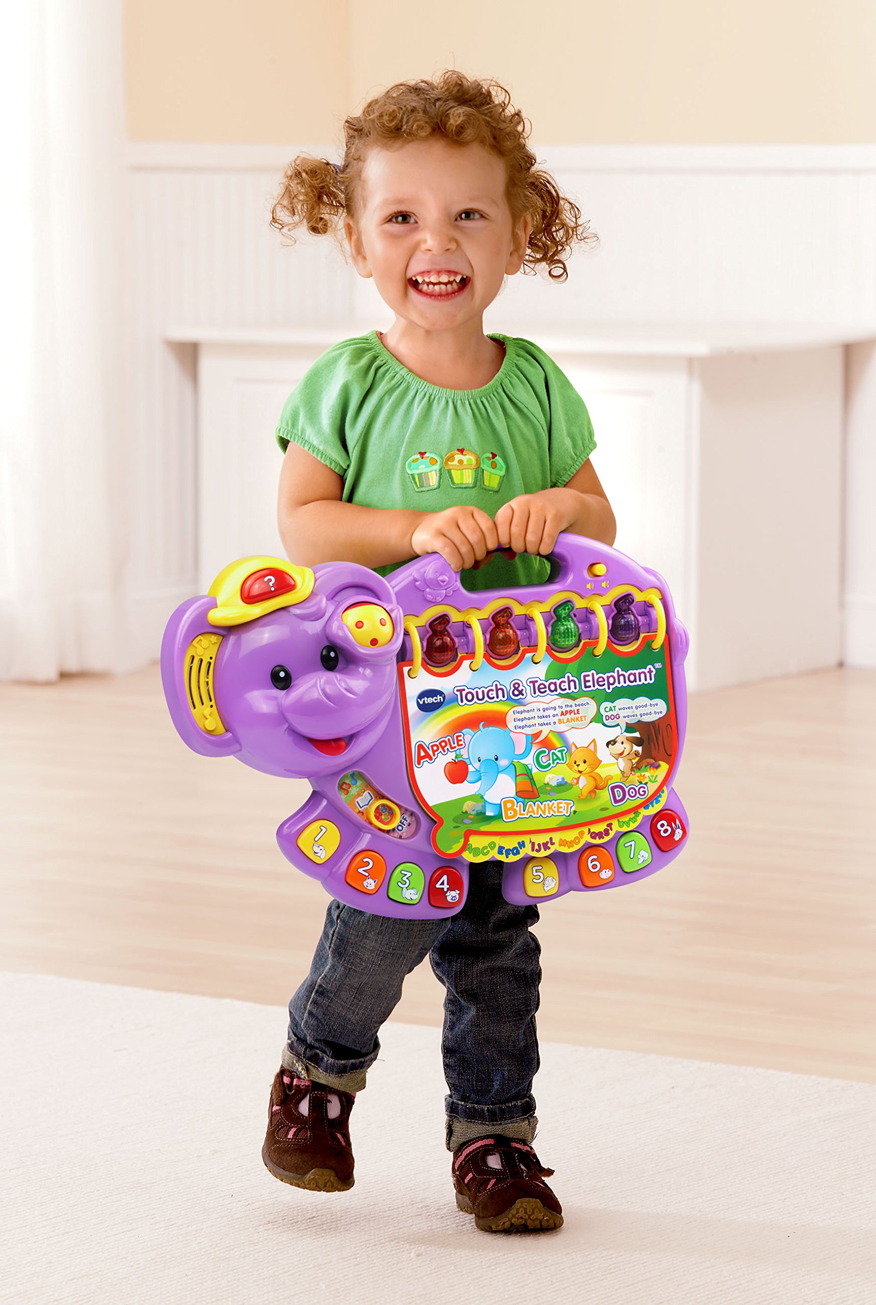 VTech Touch and Teach Elephant, Purple