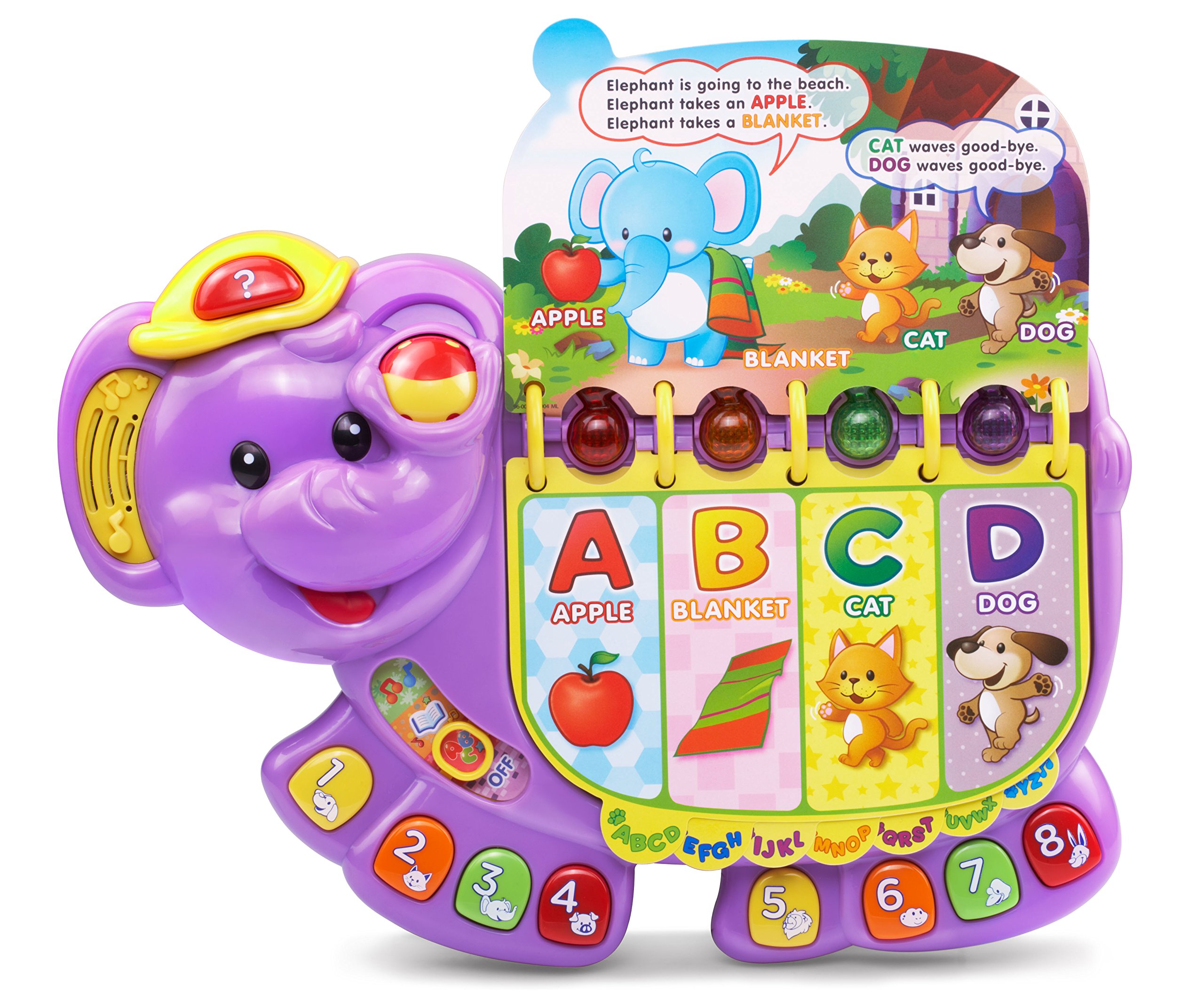 VTech Touch and Teach Elephant, Purple