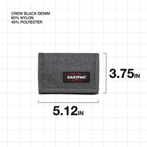 Eastpak Crew - Slim Wallet with Ring for Keychain - Black Denim