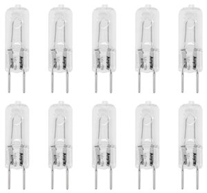 anyray a1710y (10)-bulbs g8 100w 100 watt 130v halogen t4 light g8 bulbs 120v gy8.6 lamps