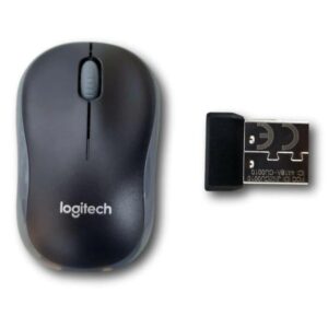 logitech wireless mouse m185 (swift grey)