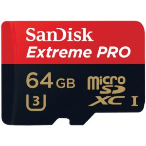 sandisk extreme pro 64 gb microsd extended capacity - 96-v0kt-6d5o