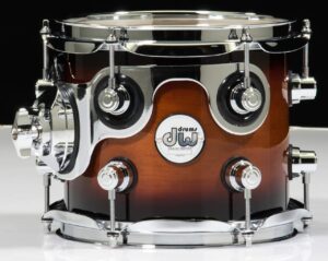 dw drum set rack tom, gloss lacquer (ddlg0708sttb)