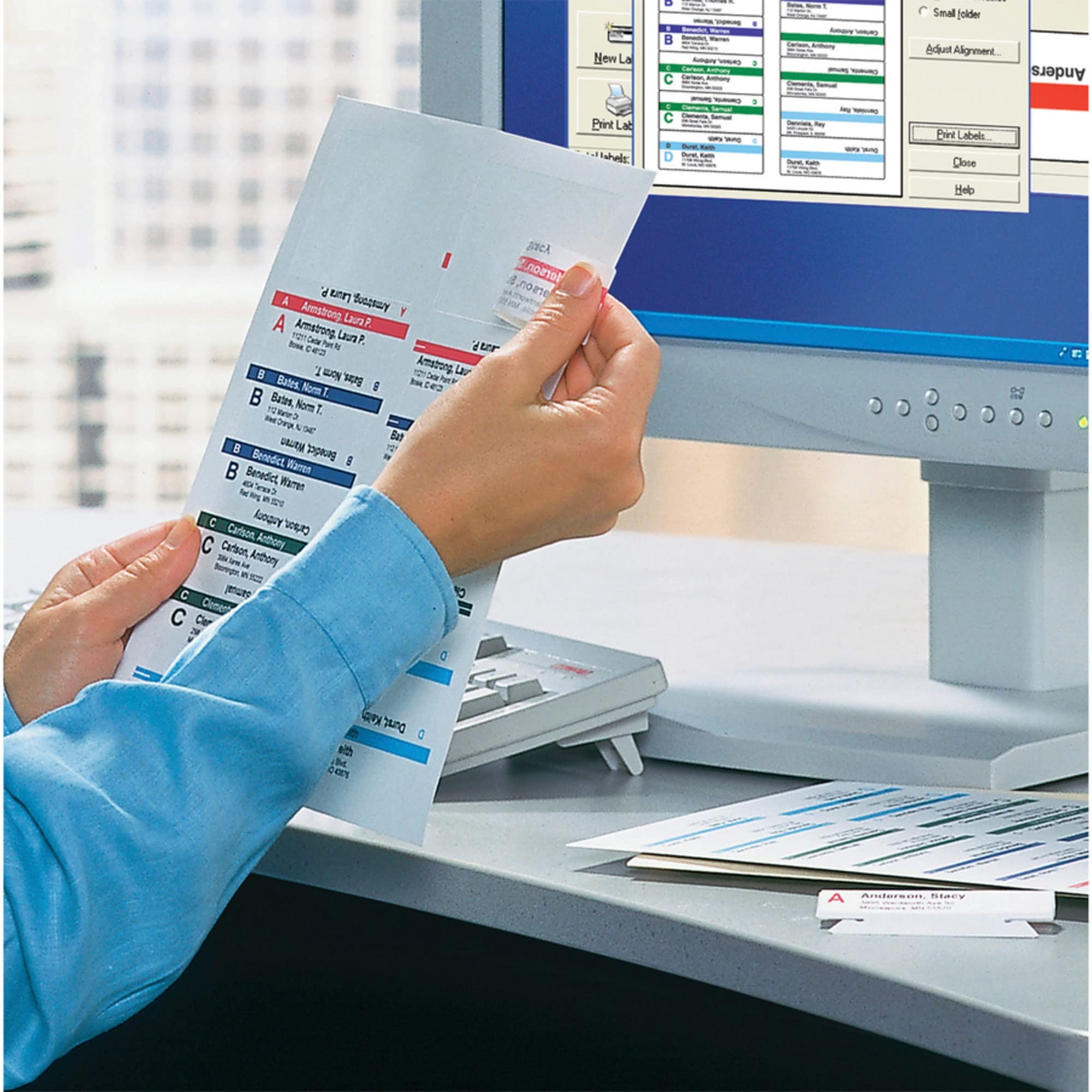 Smead® Viewables® Labeling System For File Folders, 64910, Refill Kit, Pack Of 112 Labels