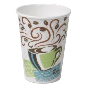 Dixie 10 oz Hot Cup Coffee Dreams 500 ct