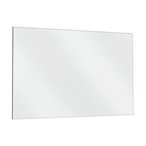 fab glass and mirror gm48x60 hd tempered glass wall mount mirror for gym & dance studio, 48" x 60", clear