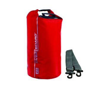 overboard waterproof dry tube bag, red, 5-liter