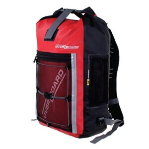 overboard waterproof pro-sport backpack, red, 30-liter