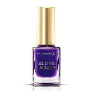 max factor gel shine nail lacquer, 35 lacquered violet for women, 0.37 ounce