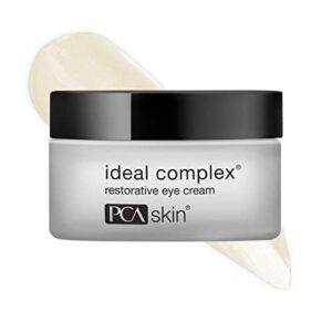 pca skin ideal complex restorative under eye cream, brightening eye cream for dark circles, 0.5 fl oz jar