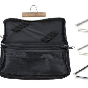 TreeWorks Chimes TRE57BP Made in USA Set of Three Triangles and Beaters with Carrying Case for Storage and Travel