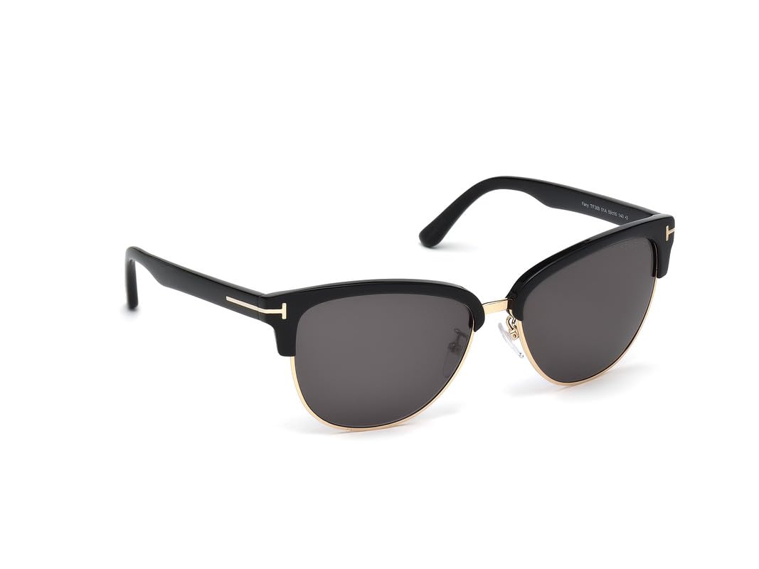 Tom Ford Fany Sunglasses in Shiny Black FT0368 01A 59