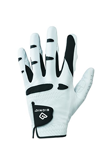 Bionic StableGrip with Natural Fit Golf Glove - White (Medium, Left)