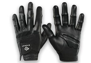 men's stablegrip with naturalfit golf glove - black (small, left)