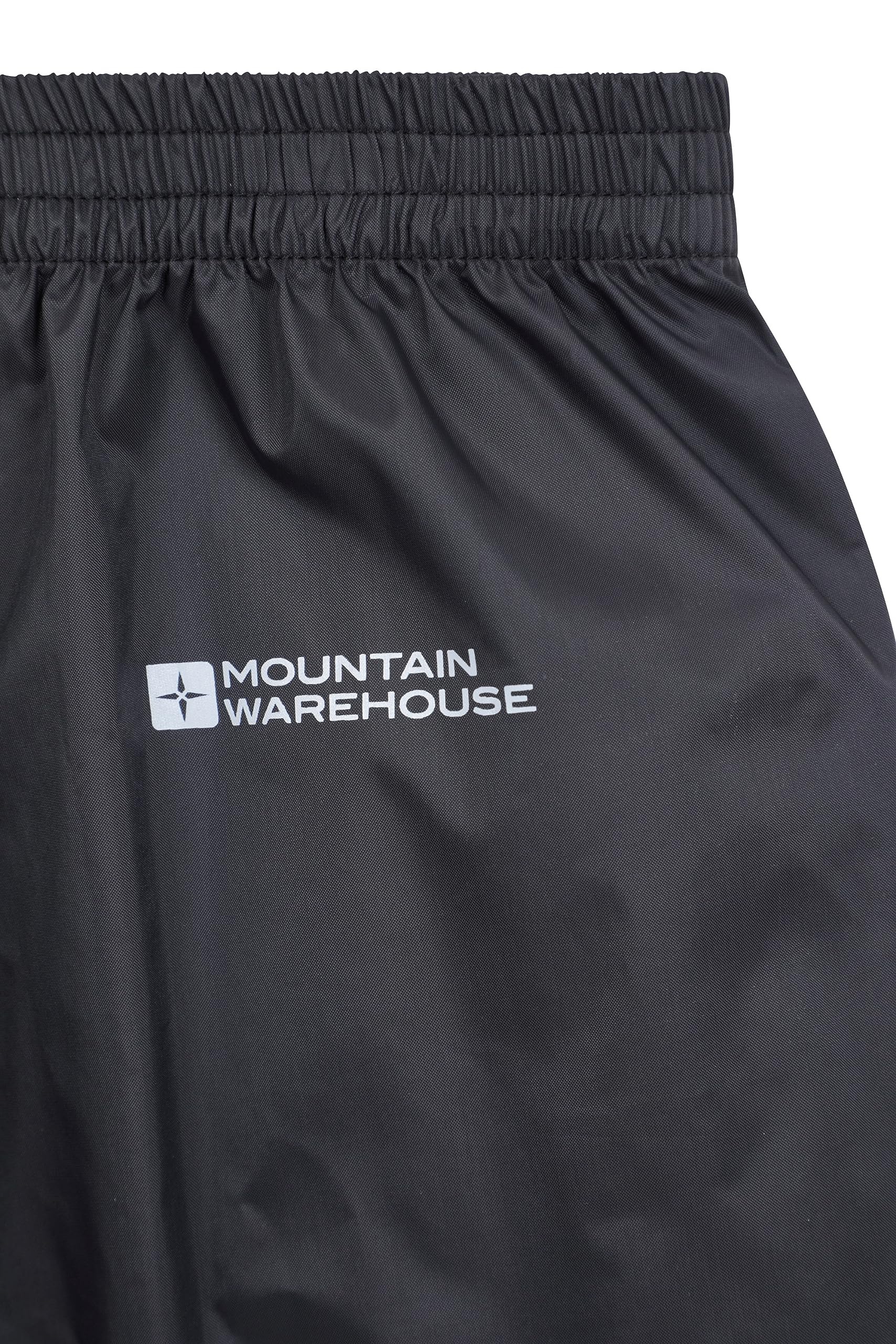 Mountain Warehouse Pakka Mens Waterproof Rain Over Pants - Breathable Black Large