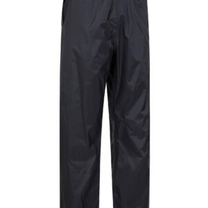 Mountain Warehouse Pakka Mens Waterproof Rain Over Pants - Breathable Black Large