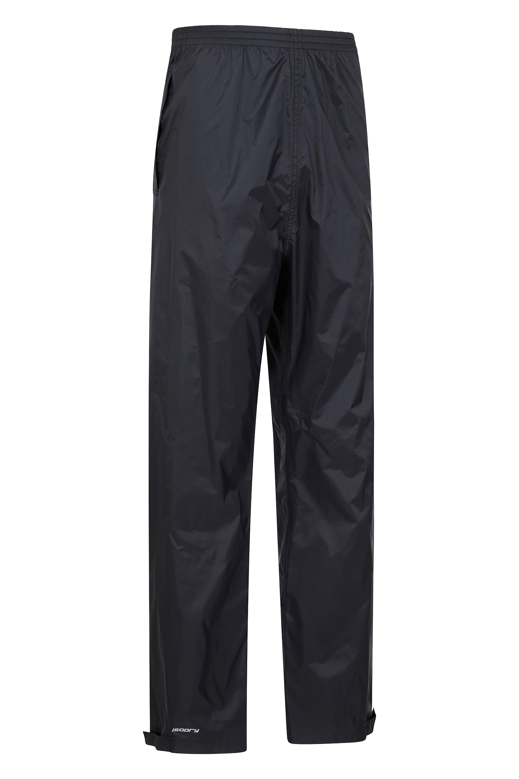 Mountain Warehouse Pakka Mens Waterproof Rain Over Pants - Breathable Black Large