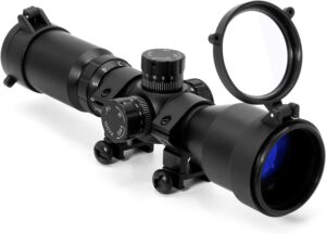 osprey global cp3-9x42mdg compact 3-9x 42 scope with illuminated mil dot glass reticle. 1/2 moa