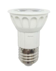 anyray led jdr light bulb dimmable 120v - warm white 5w=(50w halogen replacement) e26 / e27 medium base 130v