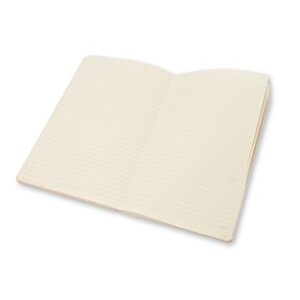 Moleskine Chapters Journal, Slim Large, Ruled, Tawny Olive, Soft Cover (4.5 x 8.25)