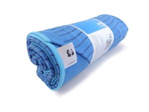 zen panda - best grippy hot yoga towel with eco non skid or slip technology for covering bikram mat