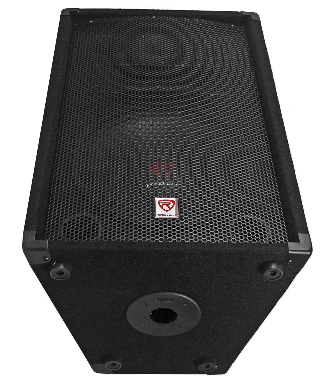 Rockville 2 RSG12.4 12 3-Way 1000w 4-Ohm Passive DJ Speakers+Stands+Cables+Bag